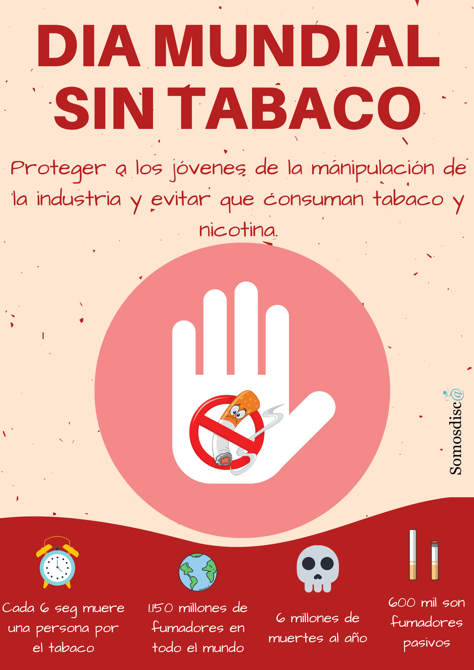 Día Mundial sin tabaco - Somosdisc@